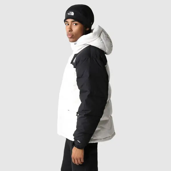 The North Face Logo Embroidered Zipped Puffer Jacket - White