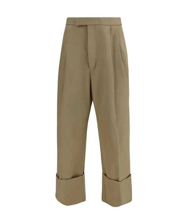 Thom Browne High Rise Double Pleated Trousers
