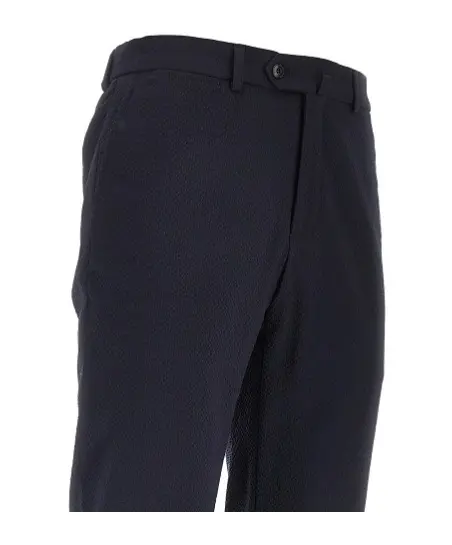 Emporio Armani Tailored Trousers With Belt Loops - Black