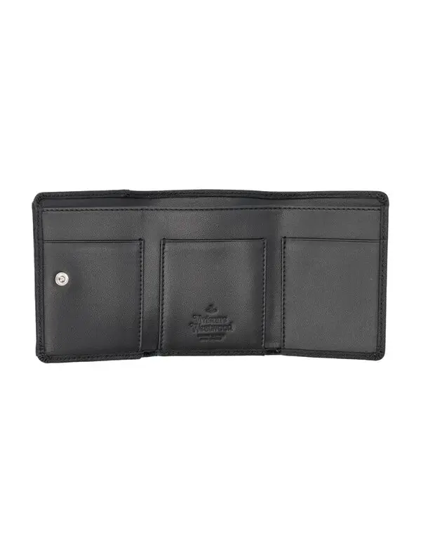 VIVIENNE WESTWOOD Logo-plaque Tri-fold Wallet