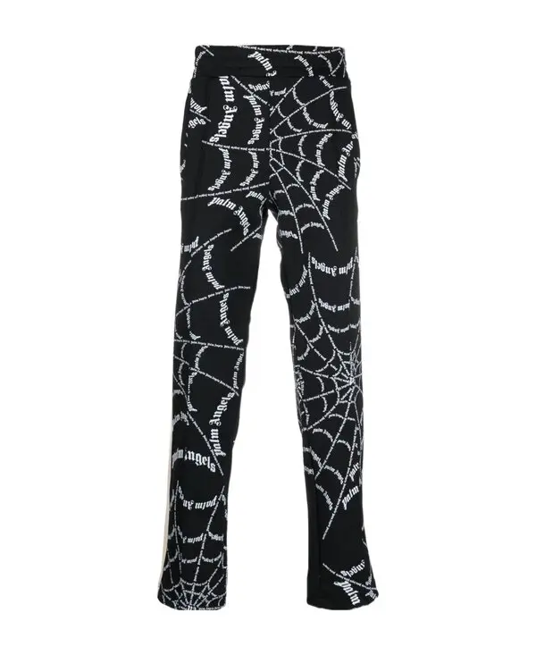 Palm Angels Logo-print Track Pants - Black