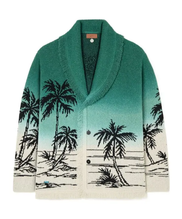 Alanui Wave Bloom Cardigan