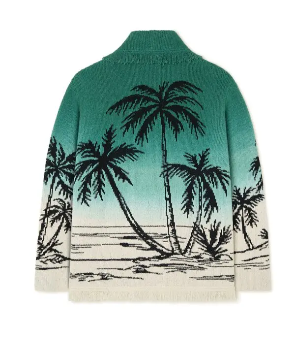 Alanui Wave Bloom Cardigan