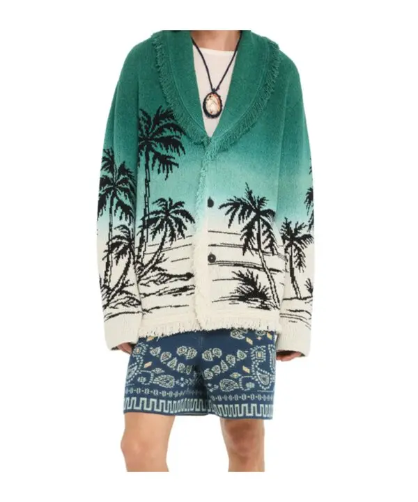 Alanui Wave Bloom Cardigan
