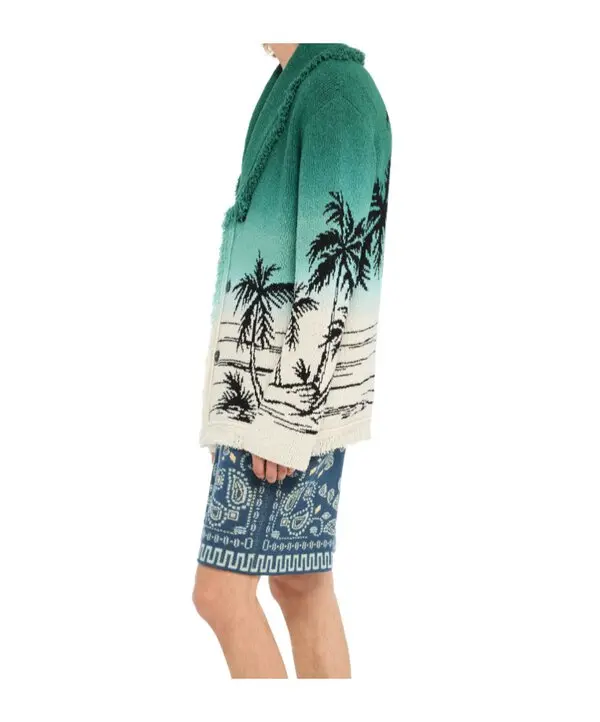 Alanui Wave Bloom Cardigan