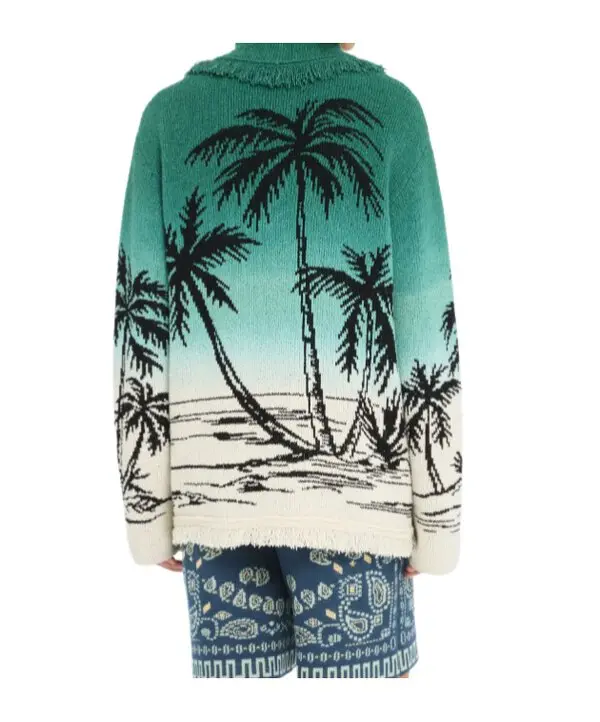 Alanui Wave Bloom Cardigan