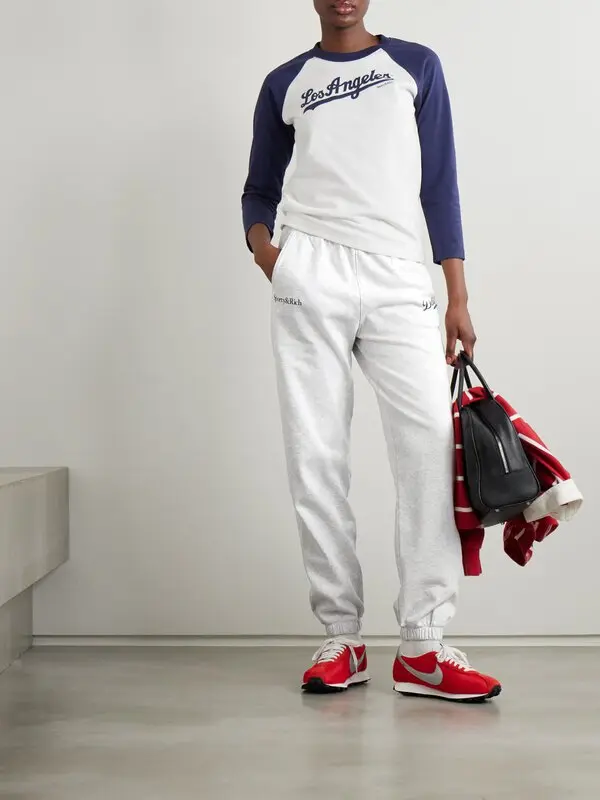 SPORTY  RICH Sporty & Rich La Dodgers Printed Sweatpants