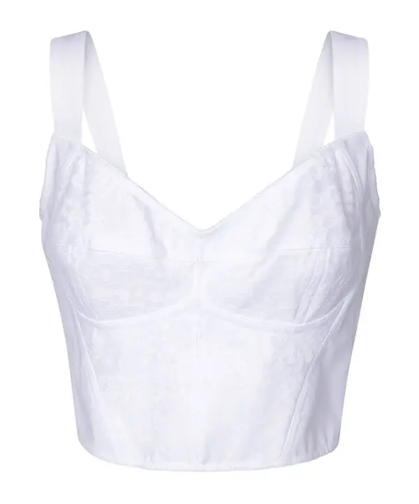 Dolce & Gabbana Motif Jacquard Sleeveless Top