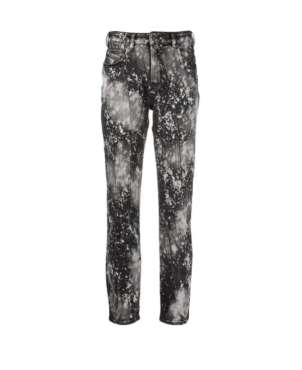 DIESEL® Tie-dye Logo Jeans