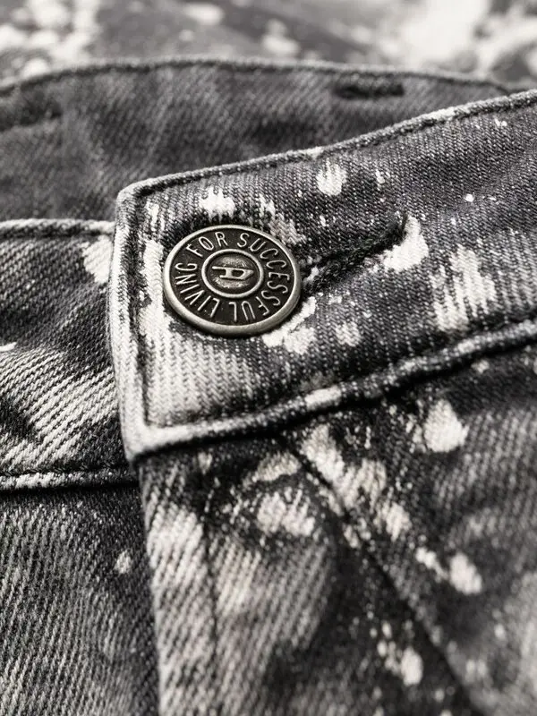 DIESEL® Tie-dye Logo Jeans