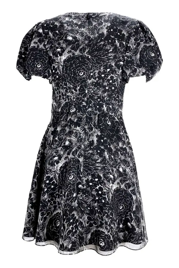 Saint Laurent Jacquard Mini Dress