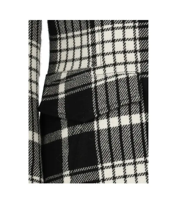 Polo Ralph Lauren Fringe-trim Checked Jacket