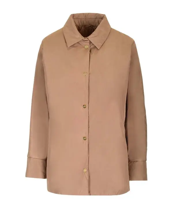 Max Mara Buttoned Long-sleeve Jacket - Nude