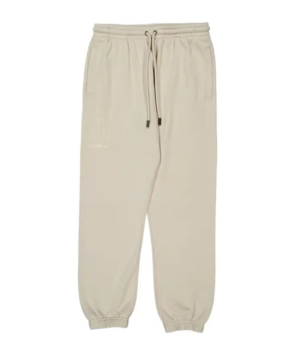 Off-White Drawstring Cuffed Sweatpants - White