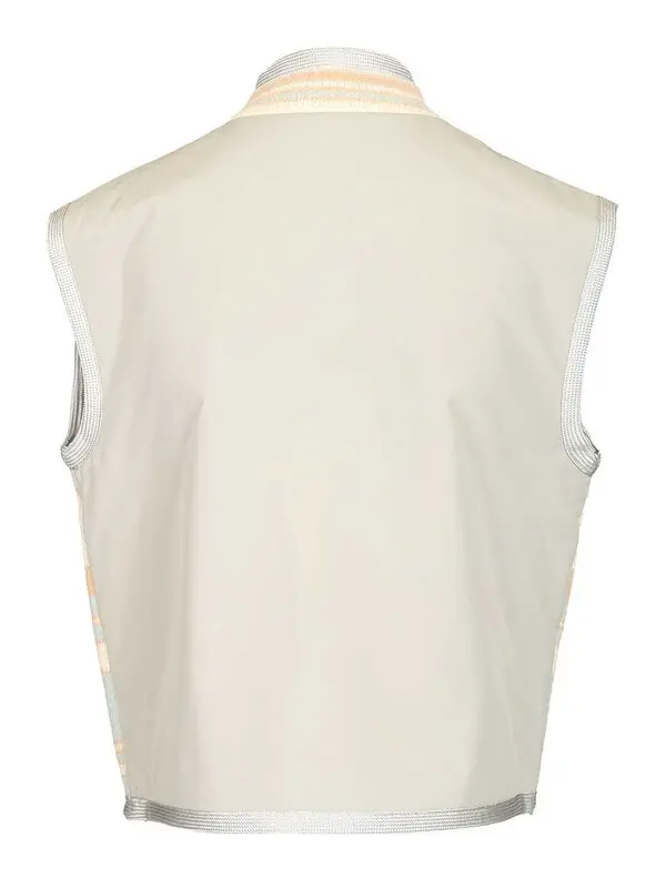 FORTE_FORTE Peonia My Love Jacquard Knitted Vest - Light Blue