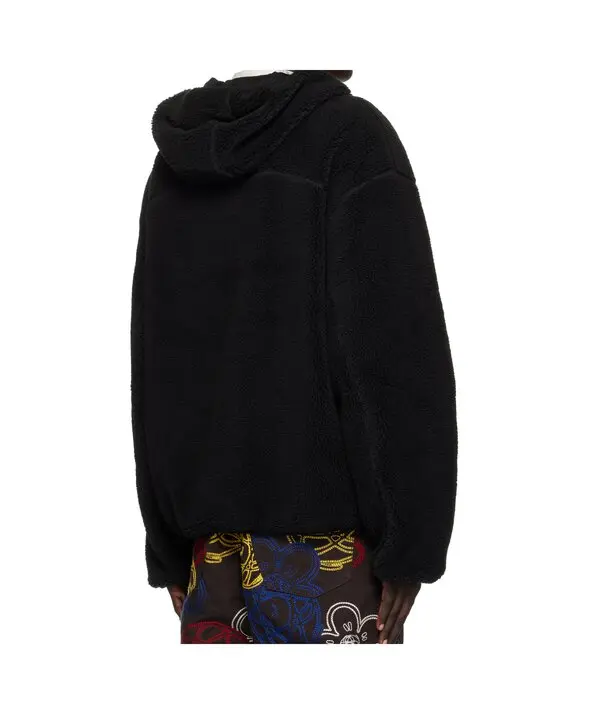 Kenzo Zip-up Hooded Fleece Jacket