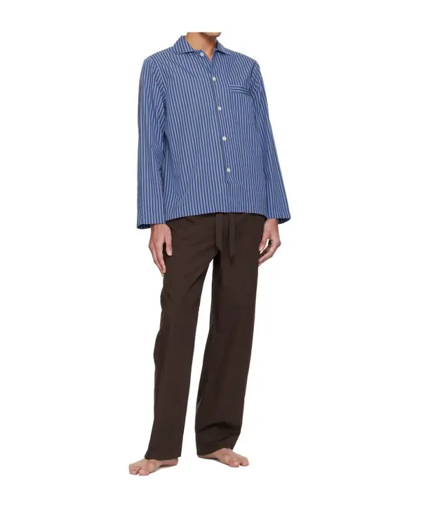 TEKLA Striped Pajama Shirt