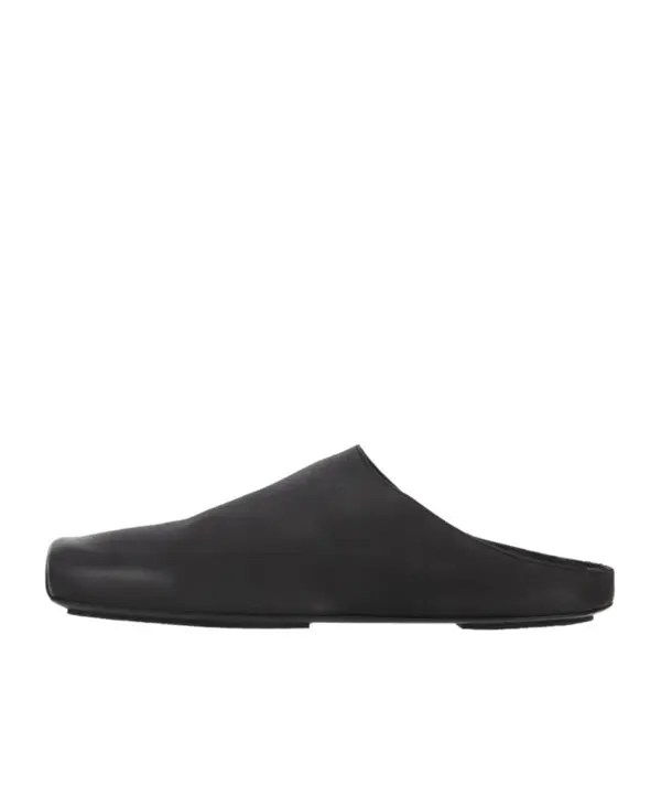 UMA WANG Open-heeled Slippers - Black