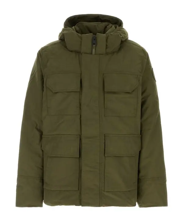 Canada Goose Maitland Logo Patch Down Jacket - Green
