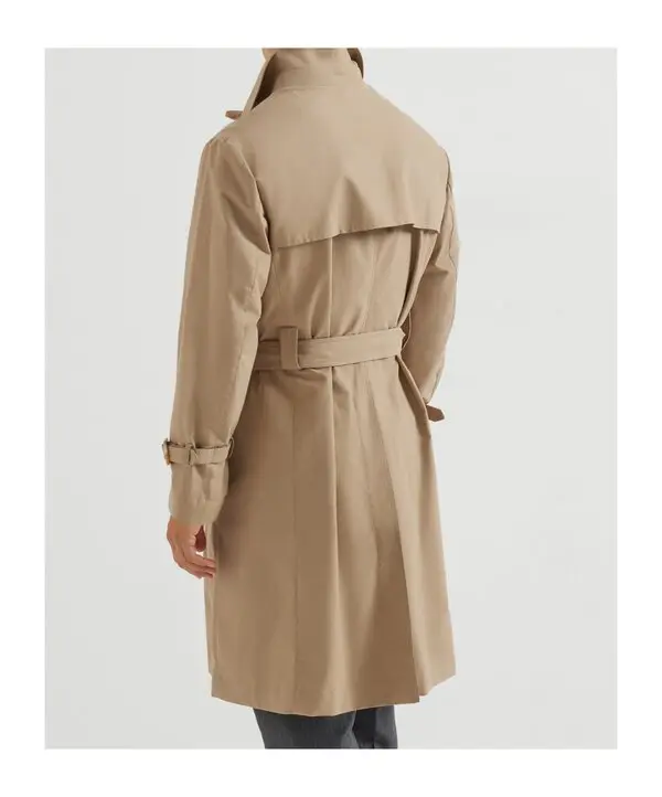 Brunello Cucinelli Single-breasted Belted Coat