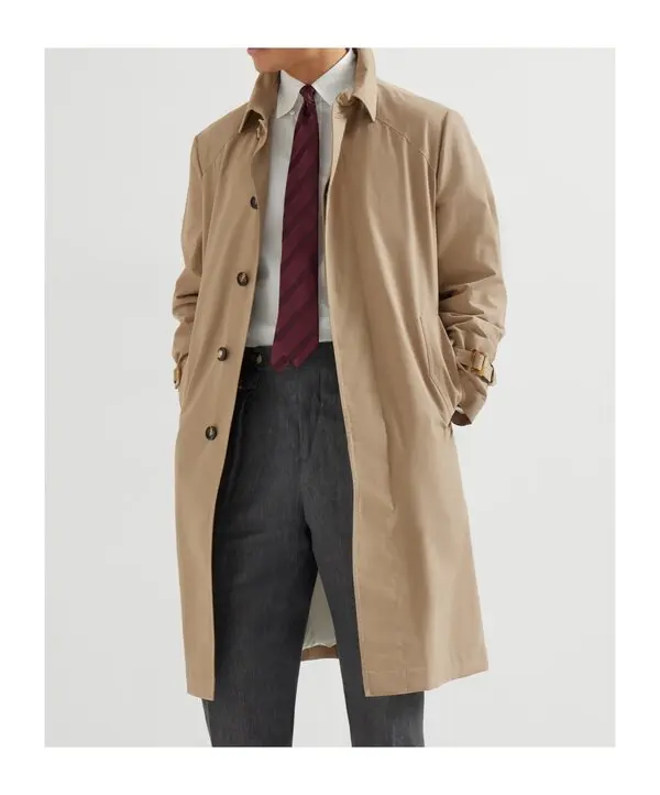 Brunello Cucinelli Single-breasted Belted Coat