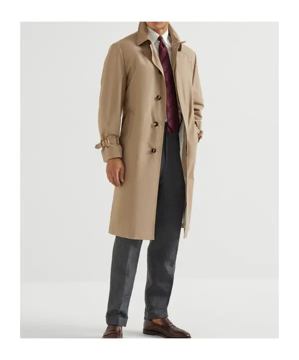 Brunello Cucinelli Single-breasted Belted Coat