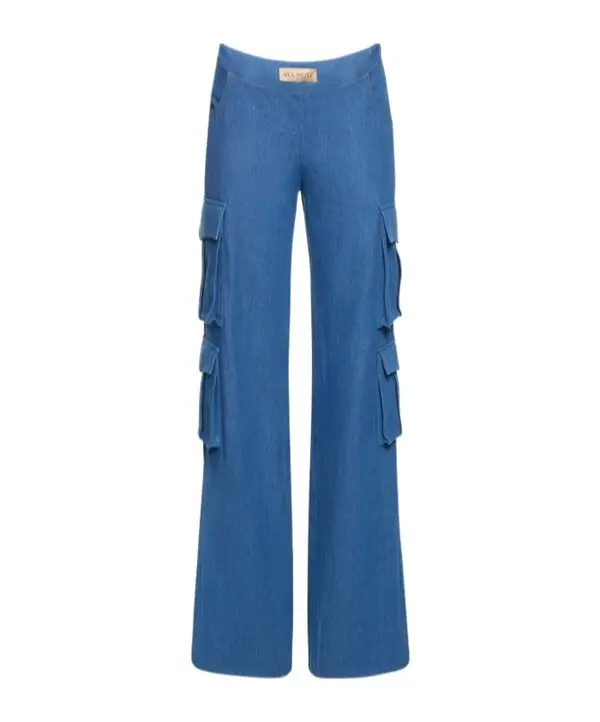 AYA MUSE Cargo Pants - Blue