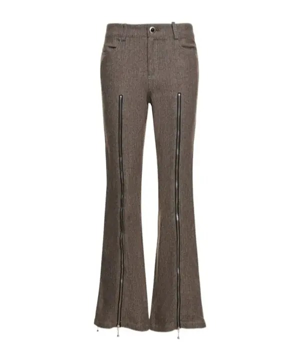 Andersson Bell Zipper Flare Casual Pants
