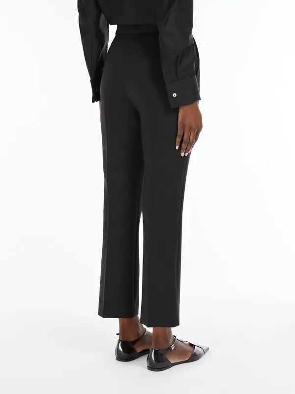 Max Mara Pleated Cropped Trousers