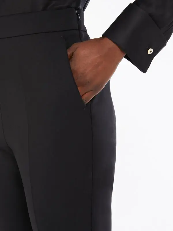 Max Mara Pleated Cropped Trousers
