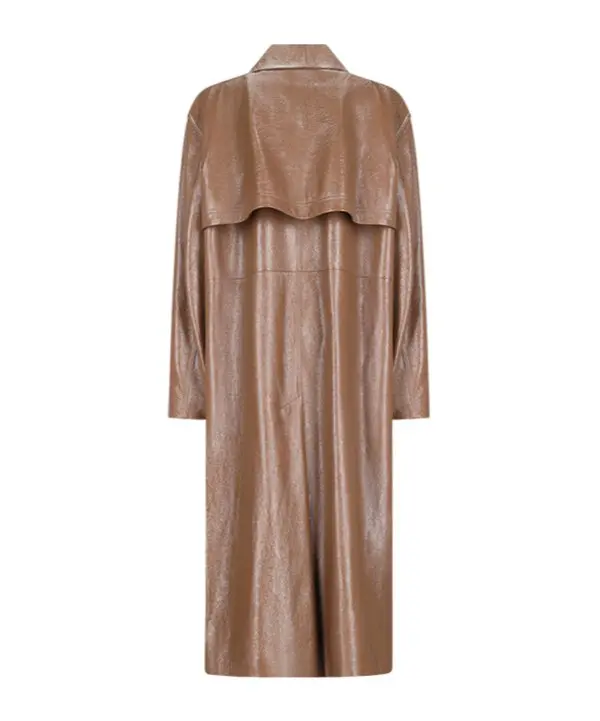 JIL SANDER Buttoned Leather Coat