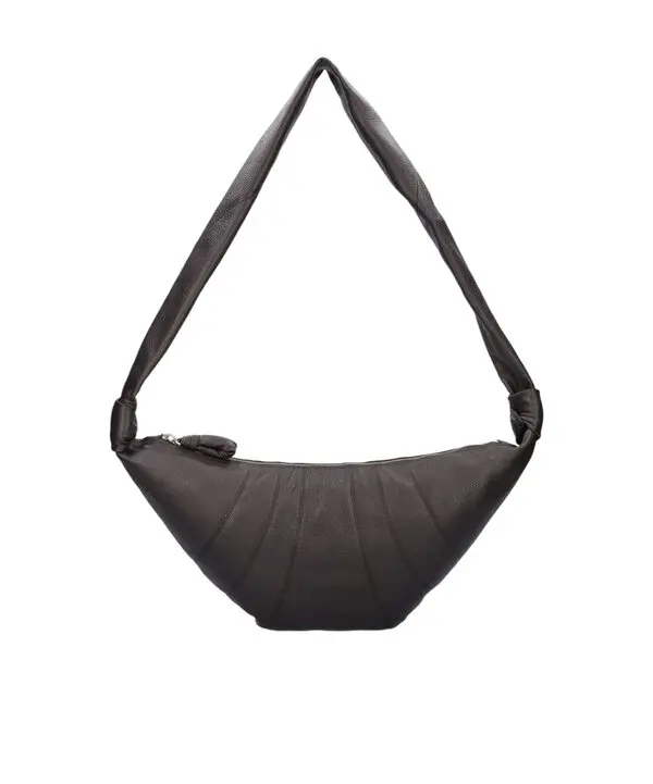 LEMAIRE Croissant Medium Zipper Bag - Black