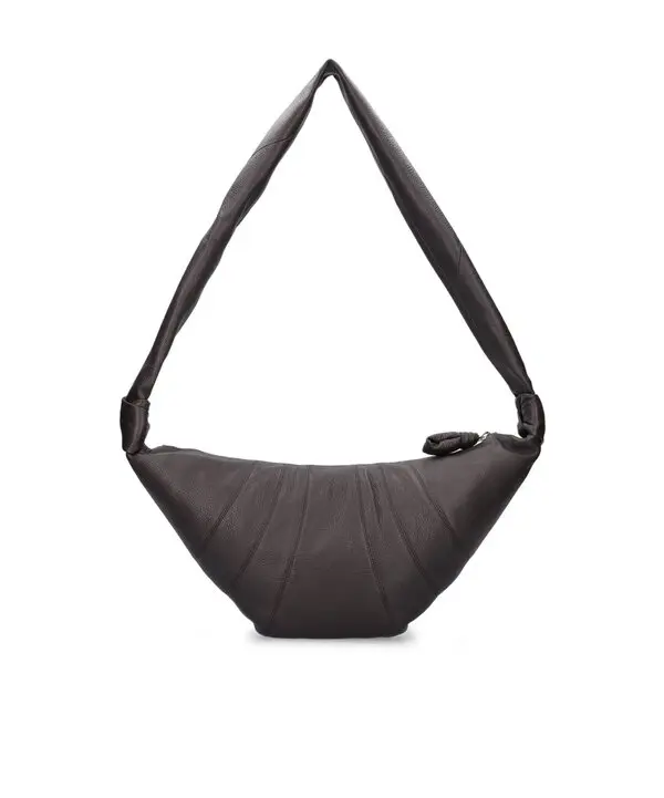LEMAIRE Croissant Medium Zipper Bag - Black