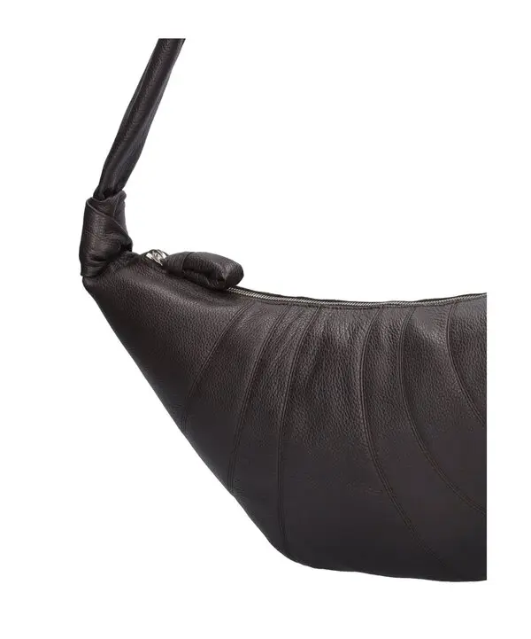 LEMAIRE Croissant Medium Zipper Bag - Black