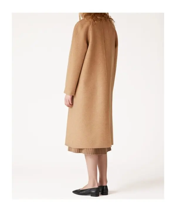 Loro Piana Long-sleeved Cashmere Coat With Belt