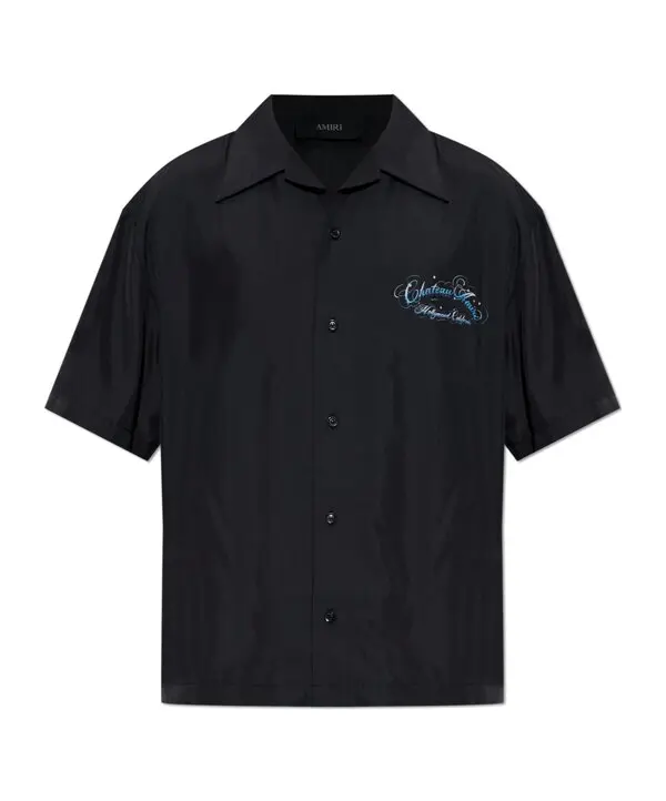 Amiri Logo Camp Shirt