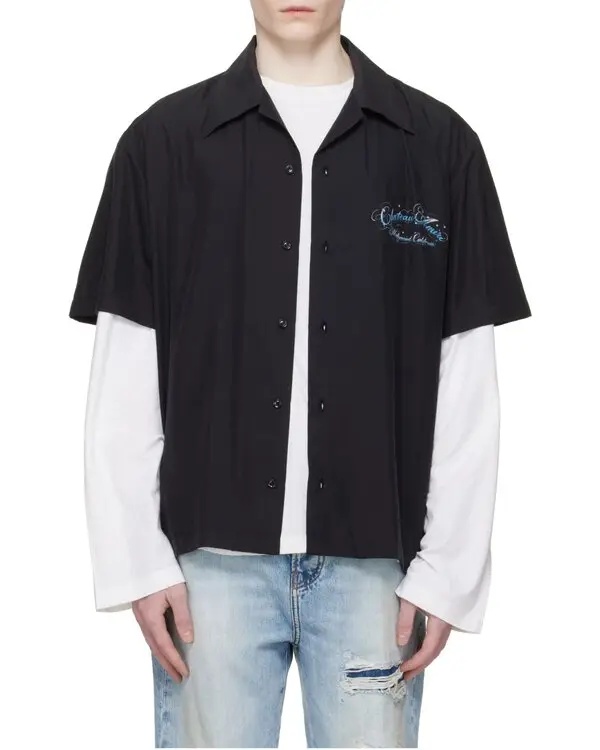 Amiri Logo Camp Shirt