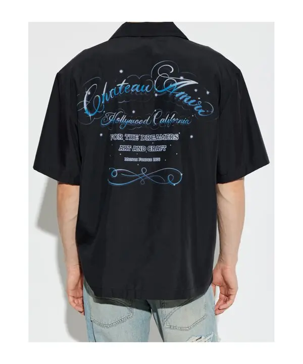 Amiri Logo Camp Shirt