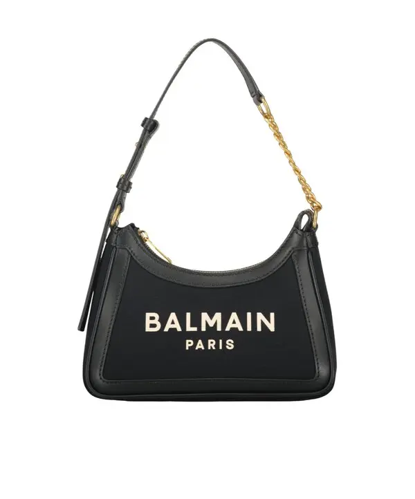 Balmain B-army Zip-up Shoulder Bag - Black