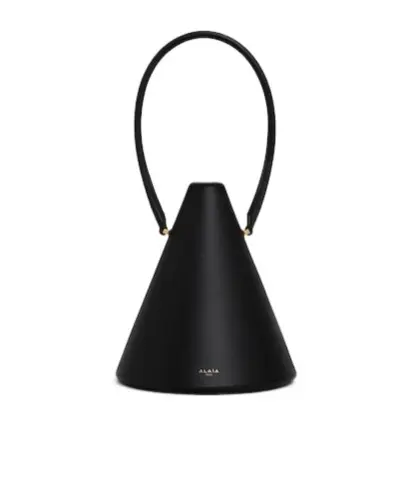 Alaïa Logo Makeup Bag - Black