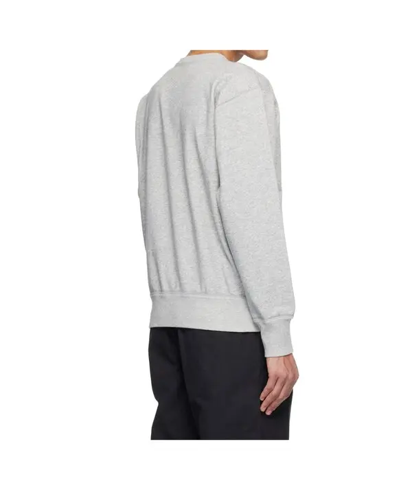 Isabel Marant Étoile Logo Embroidered Crew Neck Sweatshirt - Gray