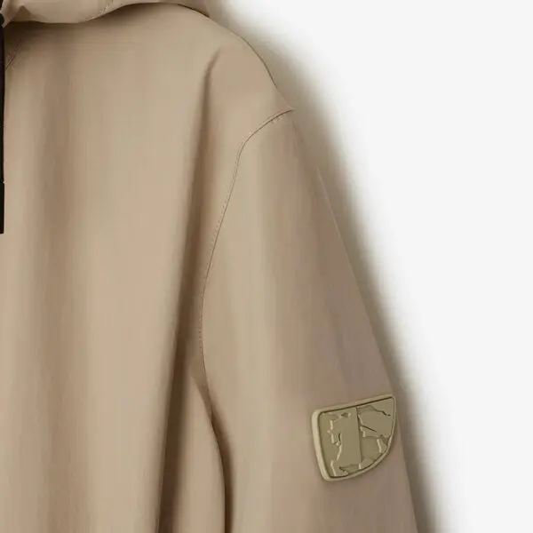 Burberry Drawstring Waist Hooded Trench Coat
