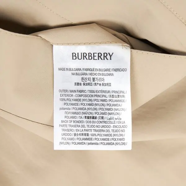 Burberry Drawstring Waist Hooded Trench Coat