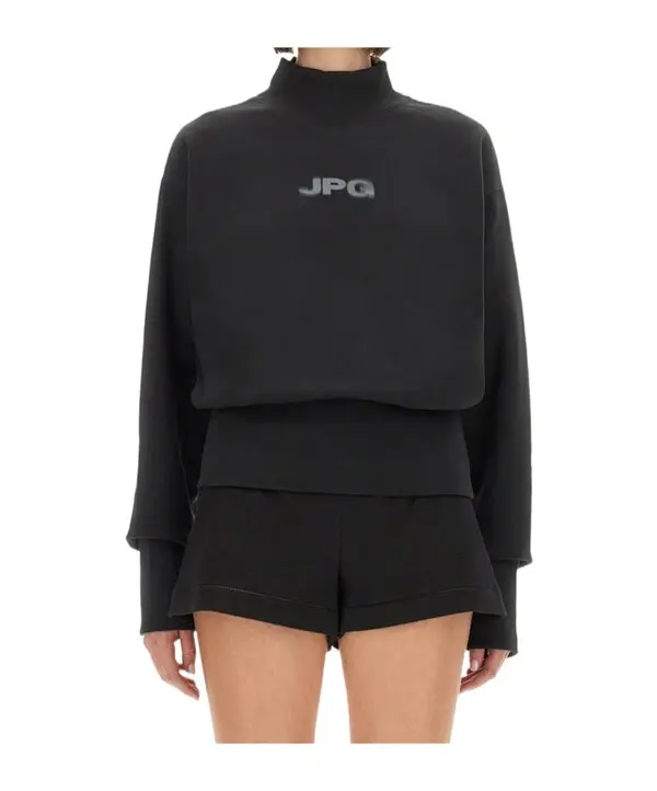 JEAN PAUL GAULTIER Logo Detail High-neck Sweatshirt