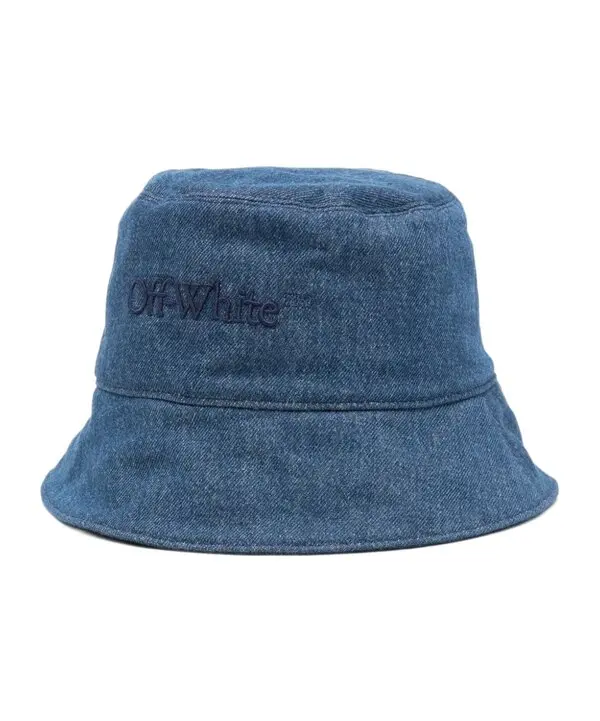 Off-White Denim Bucket Hat - Blue