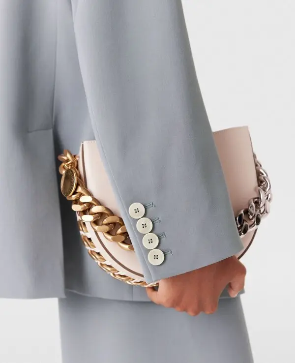 Stella McCartney Double-breasted Tailored Blazer - Mist