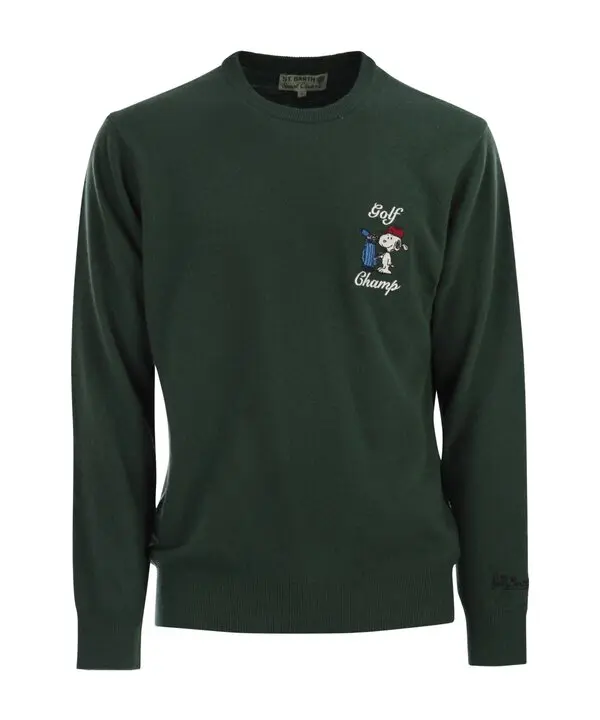 MC2 SAINT BARTH X Peanuts Heron Knitted Jumper - Black
