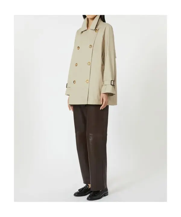 Max Mara Calle Double-breasted Trench Coat - Sand-colored