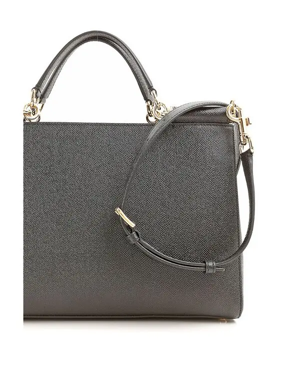Dolce & Gabbana Logo Detail Handbag - Black