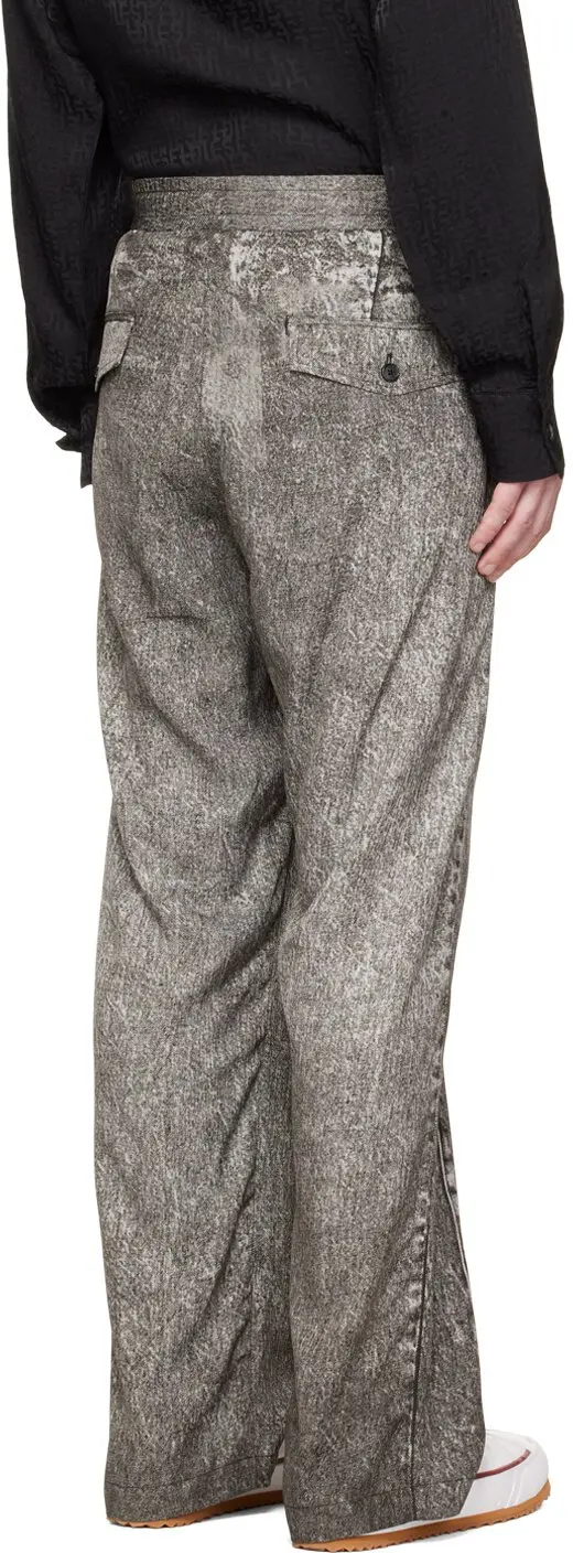 DIESEL® Faded Effect Straight-leg Pants